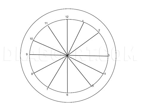 How To Draw A Clock Drawing Step By Step By Sizey DragoArt