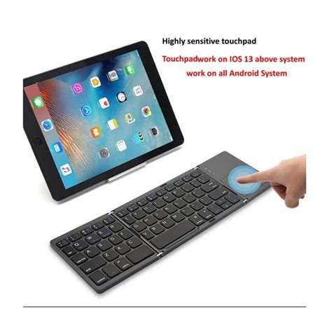 Jual Boss Bisnis Mini Keyboard Lipat Bluetooth Keypad Touchpad Travel