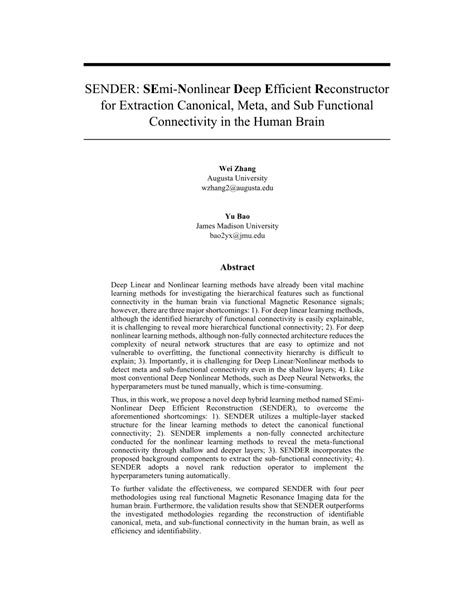Pdf Sender Semi Nonlinear Deep Efficient Reconstructor For