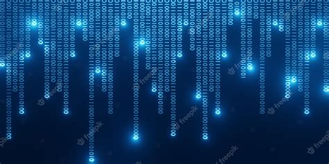 premium photo binary code background abstract technology digital