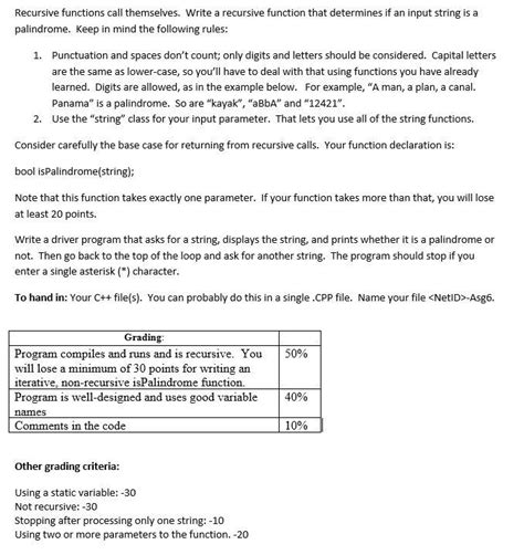 Solved Recursive Functions Call Themselves Write A