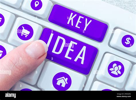 Writing Displaying Text Key Idea Business Approach Exceptional Or Vital Thought Or Suggestion