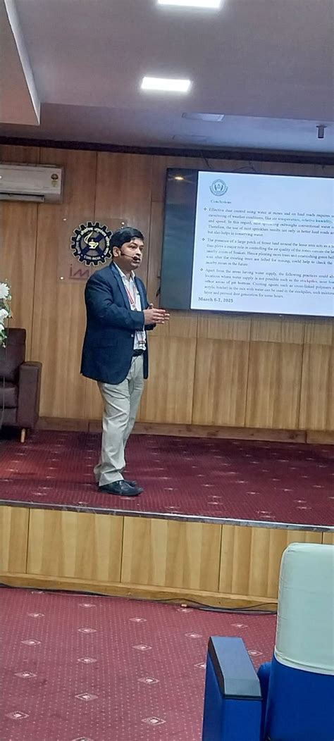 Presented A Technical Paper In National Conference On Sustainable Dr Soumya Ranjan Mallick