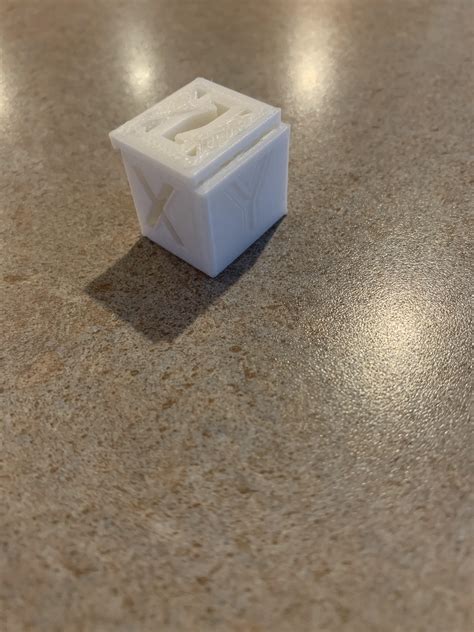 Help With XYZ Test Cube R Dprinting