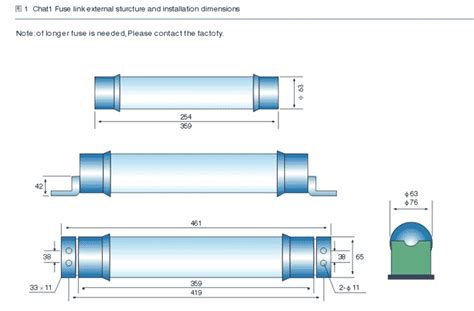High Voltage Fuse OG China ZhiGuang Fuse