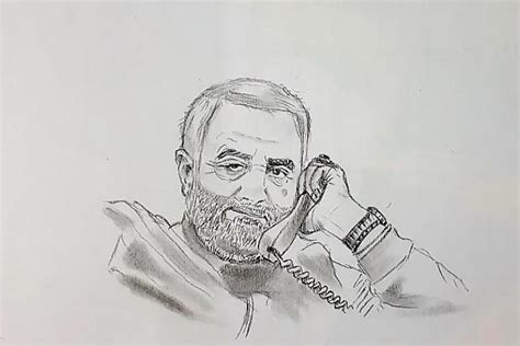 نقاشی سردار سلیمانی کودکانه و بزرگسال ساده و سخت برای رنگ آمیزی