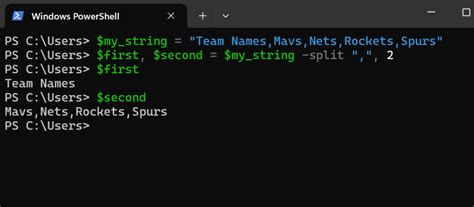 Powershell How To Split String On First Occurrence Of Pattern