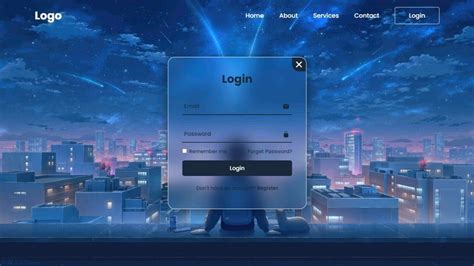 Best 13 A Responsive Website With Login And Register Html Css