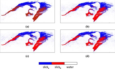svm classification results of polarimetric parameters a coherency