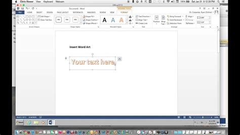 How To Insert Word Art In Microsoft 365 Online Horbucket