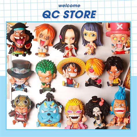 Mô Hình 3d One Piece Chibi Luffy Zoro Sanji Ace Sabo Nami Robin Choper
