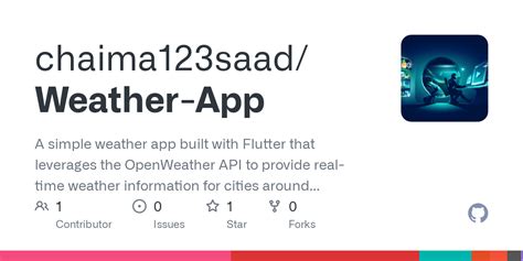 Github Chaima Saad Weather App A Simple Weather App Built With Flutter That Leverages The