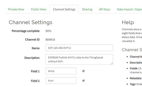 ESP8266 Publish Data To ThingSpeak Without Wi Fi Hackaday Io