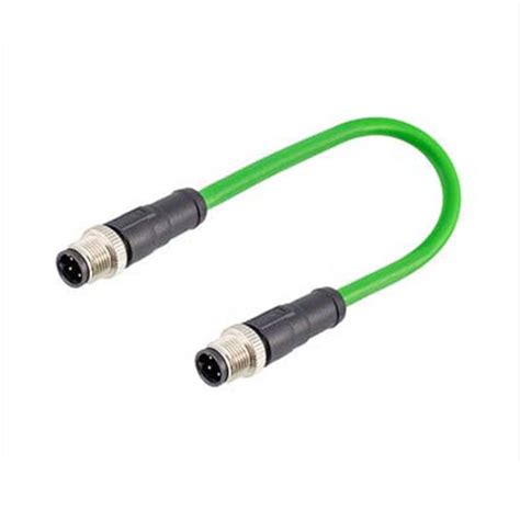 M12 4pin D Code To Rj45 Connector Cable Male Femal Vicedeal