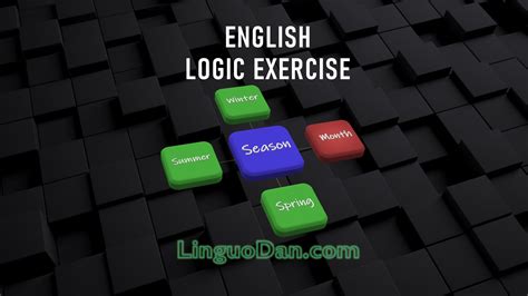 Logic Exercise With English Words Spot The Odd One Out LinguoDan