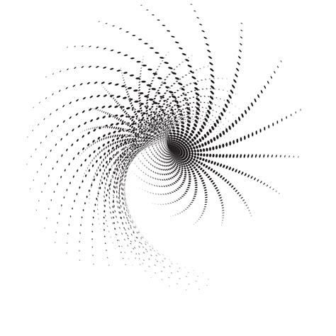 Black Halftone Swirl Openclipart
