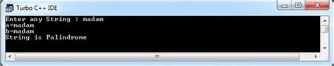 Palindrome Program In C Computer Notes