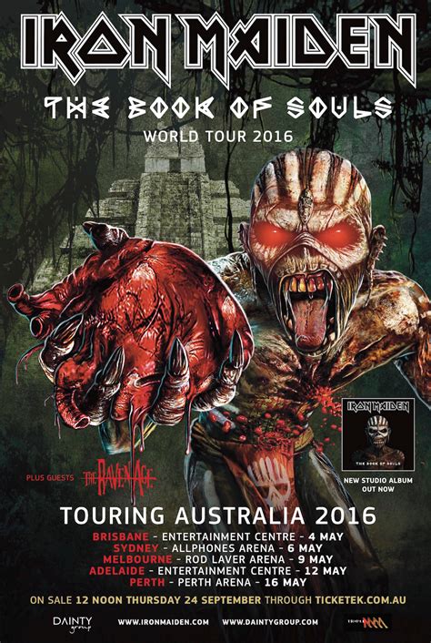 Iron Maiden Australian Tour 2016 Across The Ocean