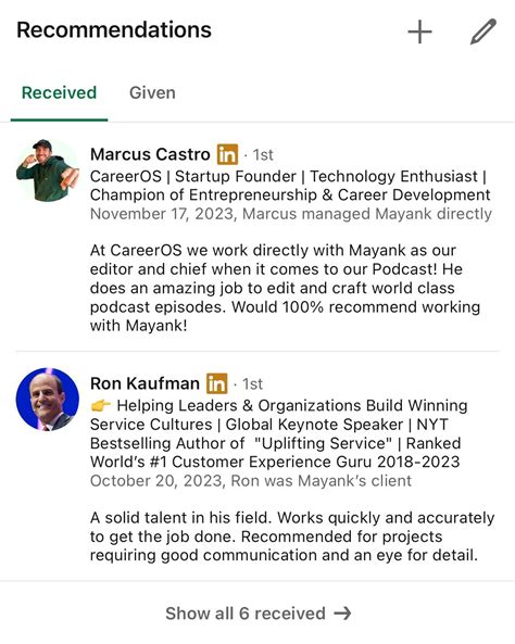 Mayank Gupta On Linkedin Recommendations Businesssuccess