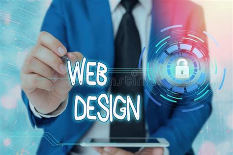 Word Writing Text Web Design Business Concept For Website Development