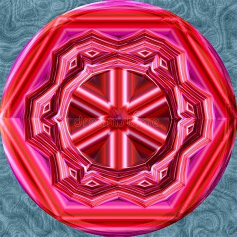 Jewelled Metal Orb Generated Texture Stock Illustration Illustration