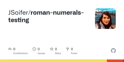 Github Jsoiferroman Numerals Testing