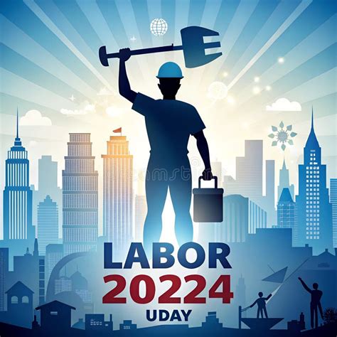 Labor Day Graphics Illustration Vector Design Labor Day Graphics Stock