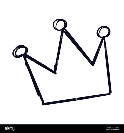 Crown Scribble Crown Scribble Vector Drawing Stock Vector Image And Art Alamy