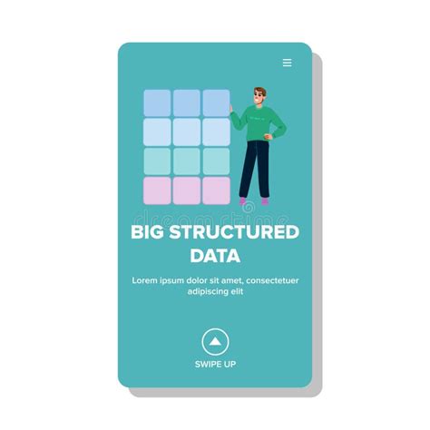 Structure Big Structured Data Vector Stock Illustration Illustration Of Internet Flow 307471848