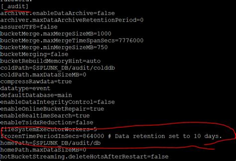 Why Frozentimeperiodinsecs Does Not Take Effect Splunk Community