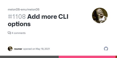 Add More CLI Options Issue 1108 MelonDS Emu MelonDS GitHub