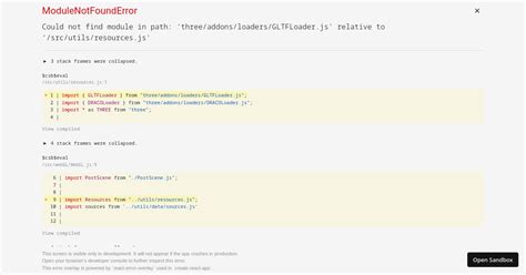 Threejs Journey Exercise Codesandbox