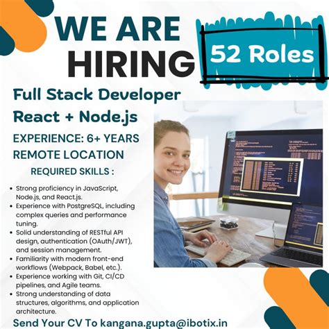 Hiring Fullstackdeveloper Jobopening Ibotixtechnologies Techjobs