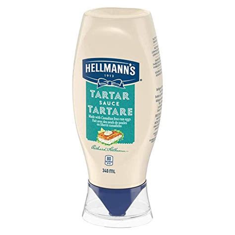 Hellmanns Ez Squeeze Tartar Sauce 340ml115oz Imported From Canada