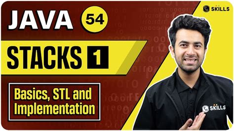 Stacks Basic Stl And Implementation Lecture 54 Java And Dsa Course Youtube