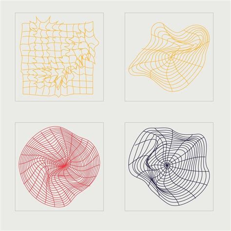 premium vector brutalism shapes extraordinary graphic assets objects in y2k style