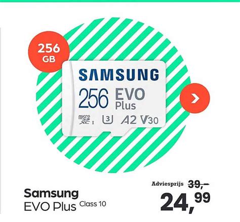 Samsung Evo Plus Class 10 Aanbieding Bij Paradigit 1foldersnl
