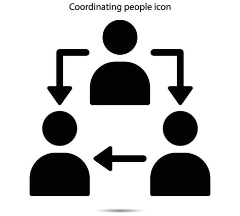 Coordinating People Icon 35554810 Vector Art At Vecteezy