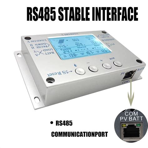 Ooycyoo Mppt 30a 40a 60a 80a 100a Solar Charge Controller Display High