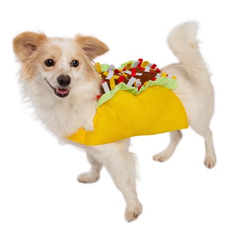 Pet Krewe Dog Taco Costume Funny Food Halloween Pet Outfit Costumes