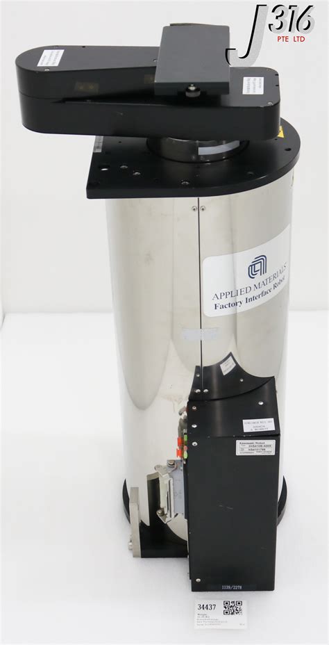 34437 Kawasaki Wafer Handling Robot A Robot Amat 0190 16618 3ns410b