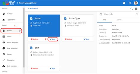 workflow 2 action buttons gw apps support