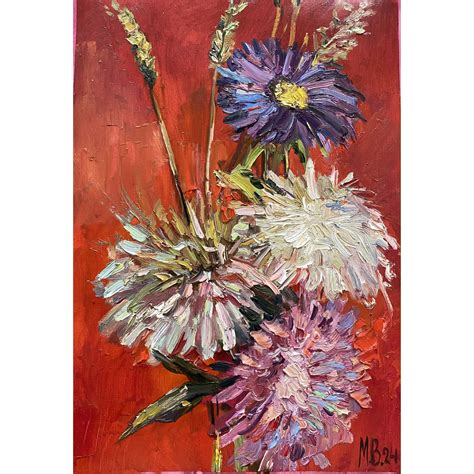 Купить картину Контрастный букет в Москве от художника Богданова Мария