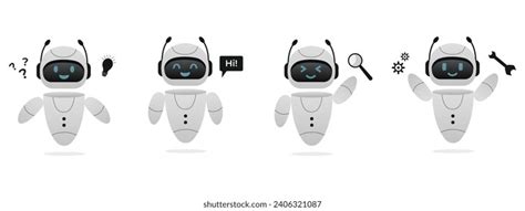 Chatbot Neural Network Ai Servers Robots Stock Vector Royalty Free