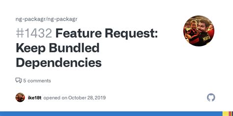 feature request keep bundled dependencies · issue 1432 · ng packagr ng packagr · github