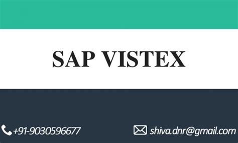 Sap Vistex Go Video Tutorials