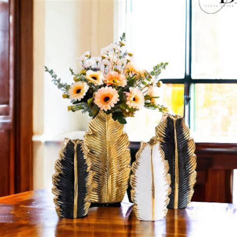 Leaf Design Vase Etsy