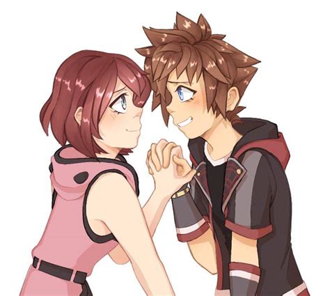 Kingdom Hearts Kairi And Sora Drawing Kingdom Hearts Kairi And Sora Drawing