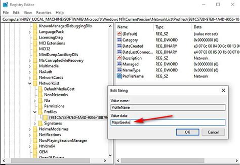 How To Rename A Network Profile Name In Windows MajorGeeks