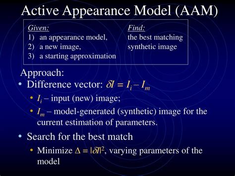 Ppt Active Appearance Models Powerpoint Presentation Free Download Id795584
